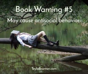 13 Funny Book Warnings for Book Lovers | Teyla Rachel Branton